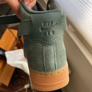 Shoes | Nike Air Force 1 Hi Se In Dark Green | Poshmark